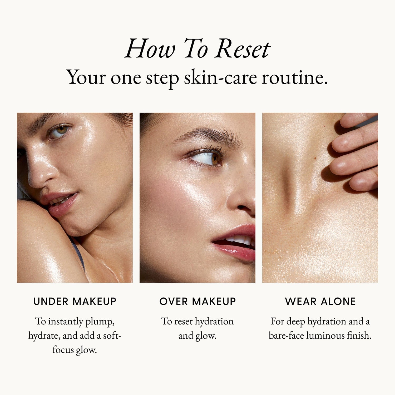 Mini The Reset 3-in-1 Face Mist Luminous Hyaluronic Acid & Niacinamide ...