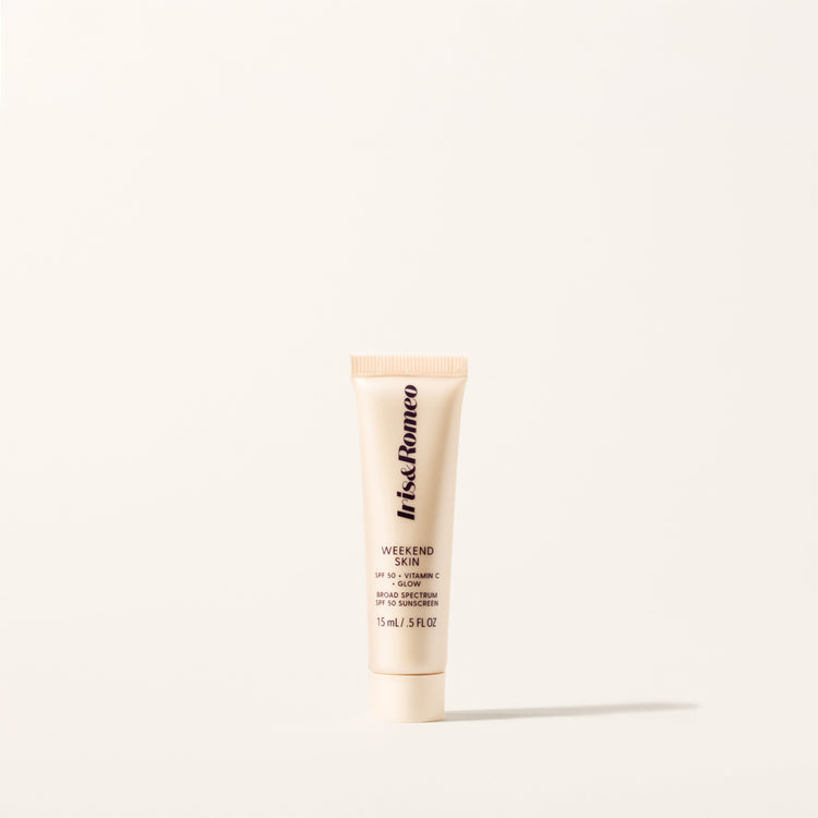 Mini Weekend Skin SPF 50 Universal Glow Tinted Mineral Sunscreen with ...