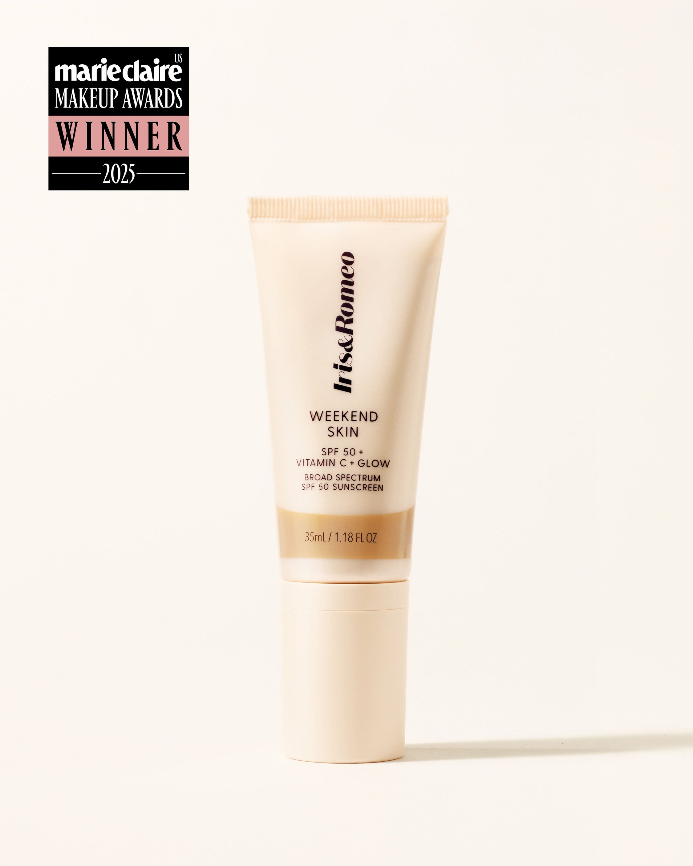 Weekend Skin SPF50 Tinted Sunscreen with Vitamin C | Iris&Romeo