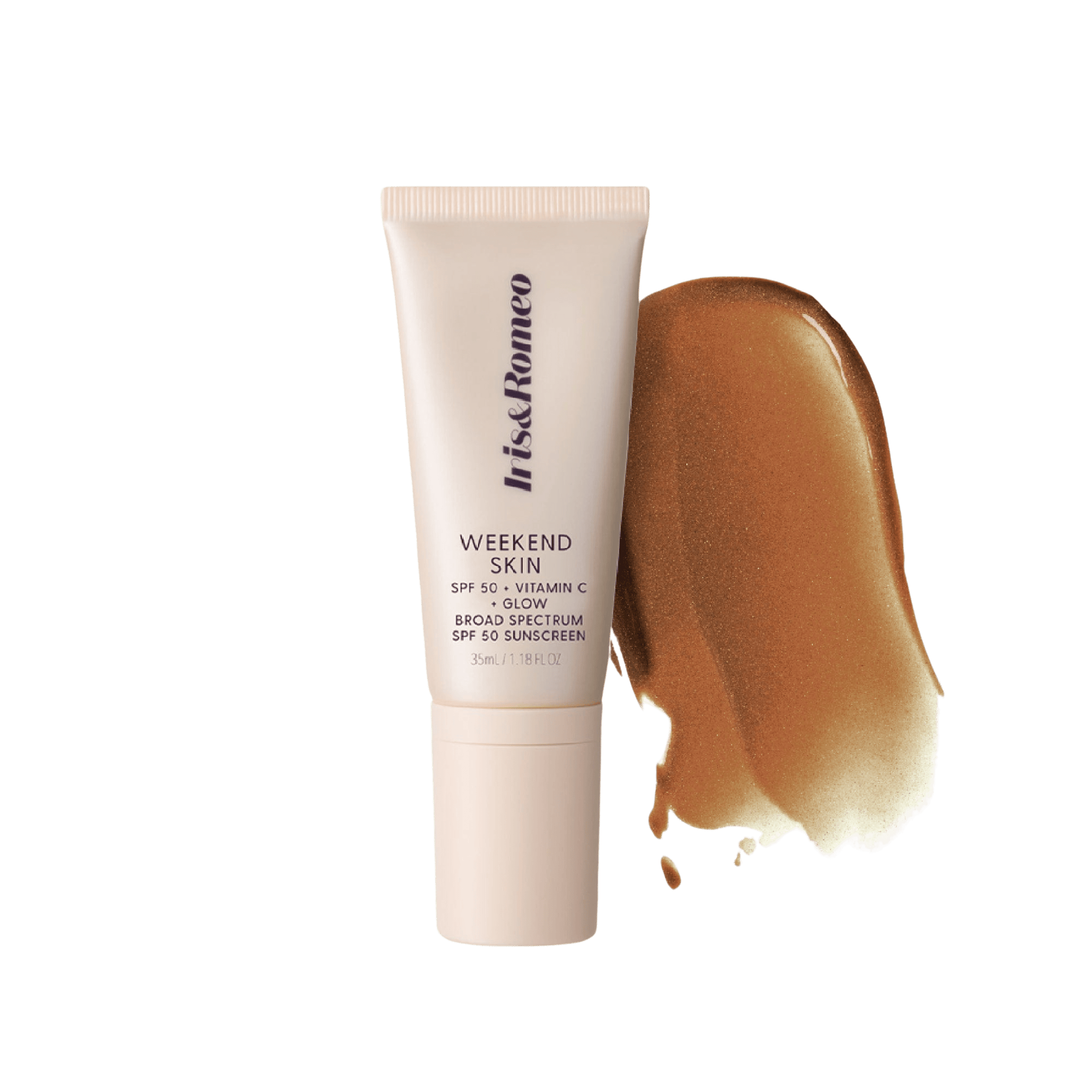 Weekend Skin SPF50 Tinted Sunscreen with Vitamin C | Iris&Romeo