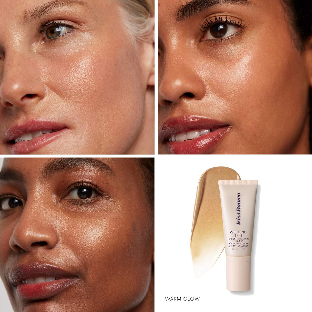 Weekend Skin SPF50 Tinted Sunscreen with Vitamin C | Iris&Romeo